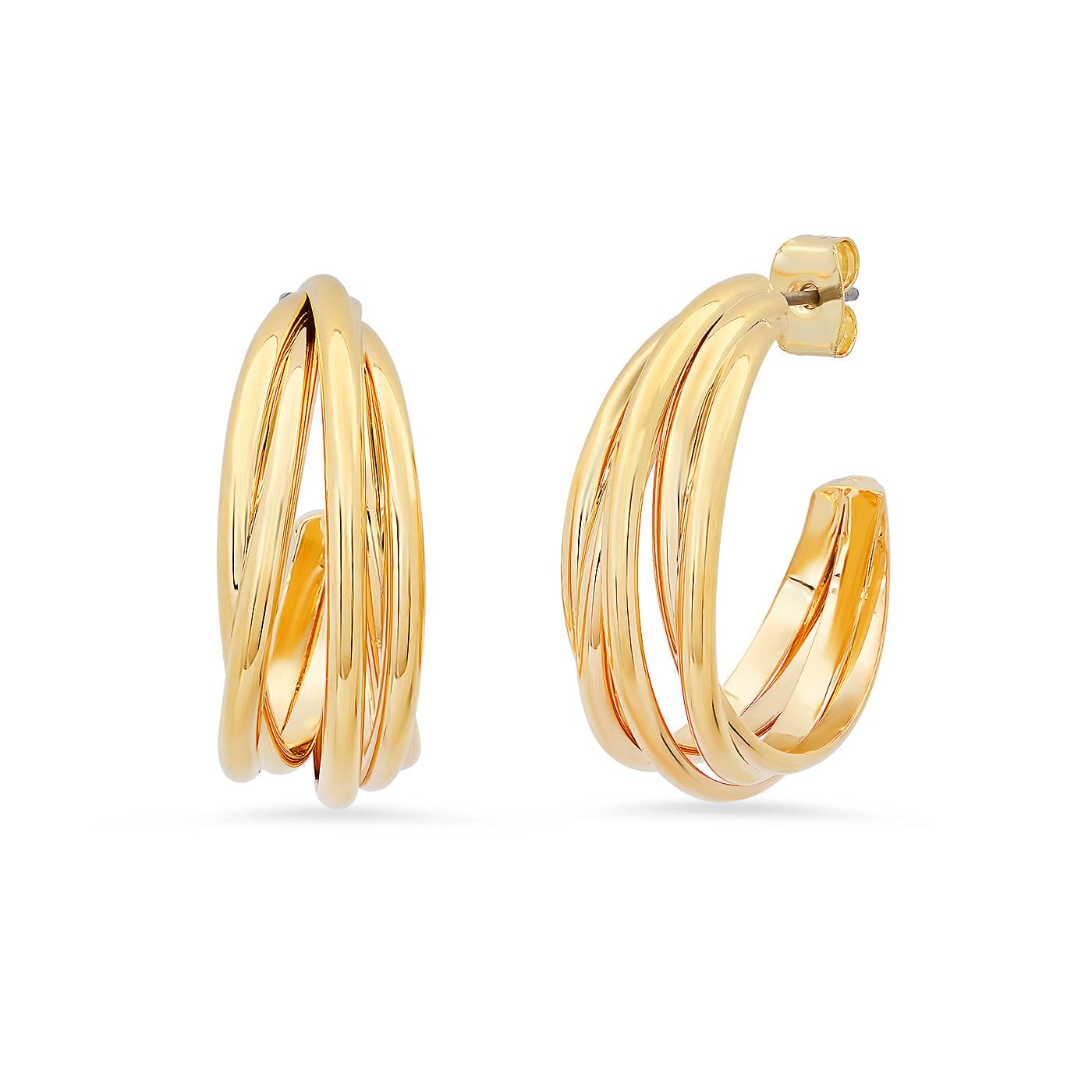 Five Row Twisted Hoop – TAI JEWELRY